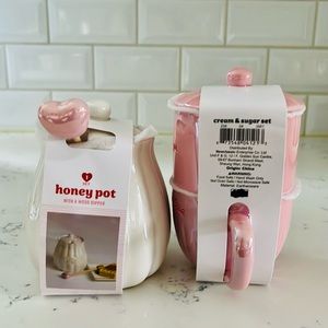 Target | Dining | Target Bulleyes Ceramic Honey Pot Sugar And Creamer ...